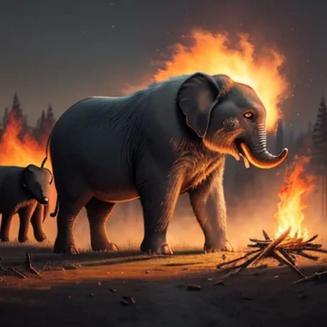 The Elephant Who Remembered the Fire