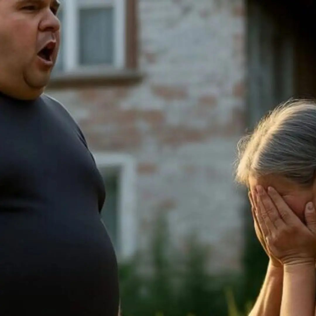 On my anniversary, my son brought me to some remote village, dropped me off near a ruined house ...